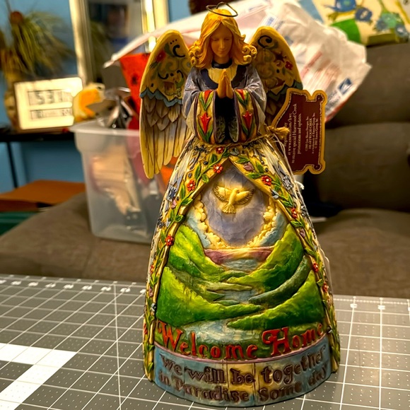 Accents | Heartwood Creek Peaceful Journey Angel Welcome Home By Jim ...